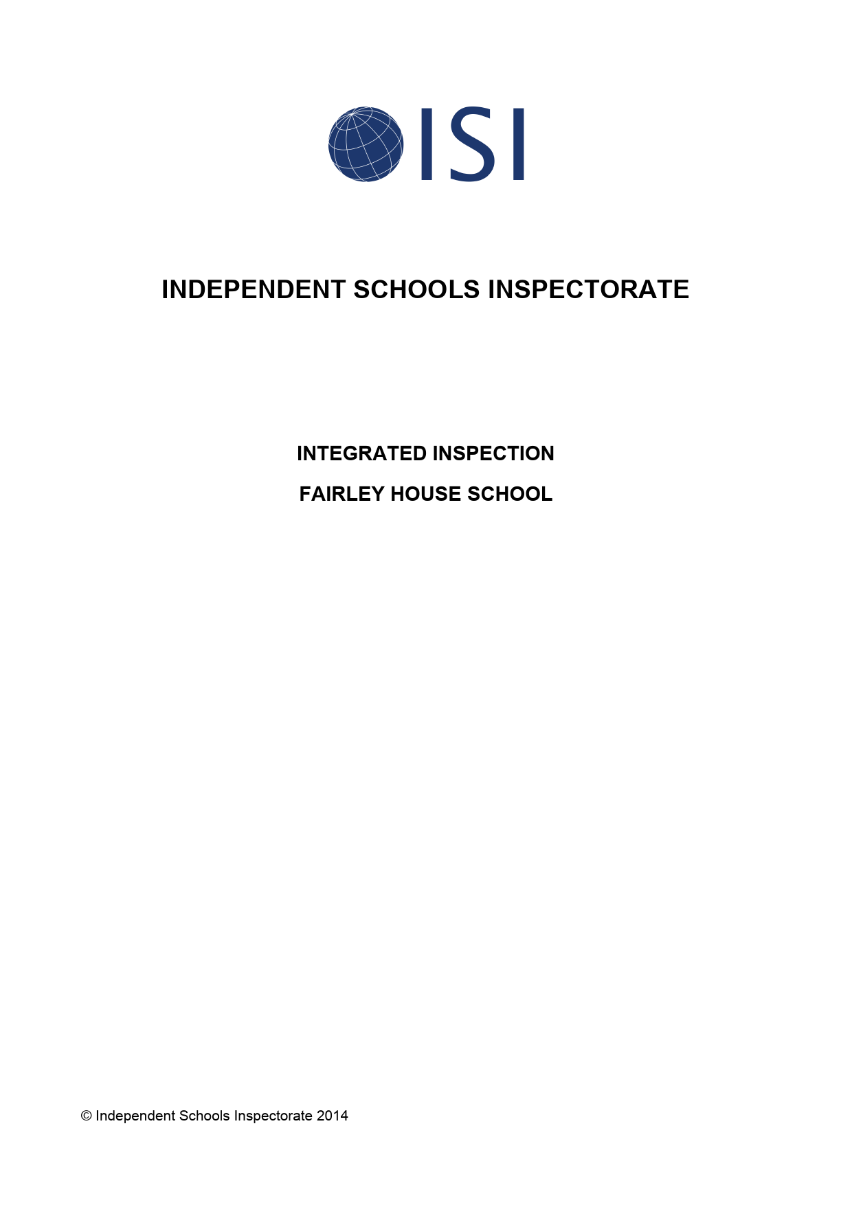 Fairley House Inspection Report - WhichSchoolAdvisor
