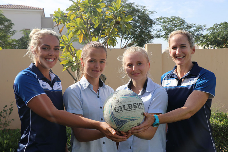 Several Schools in First UAE U17 Netball Team