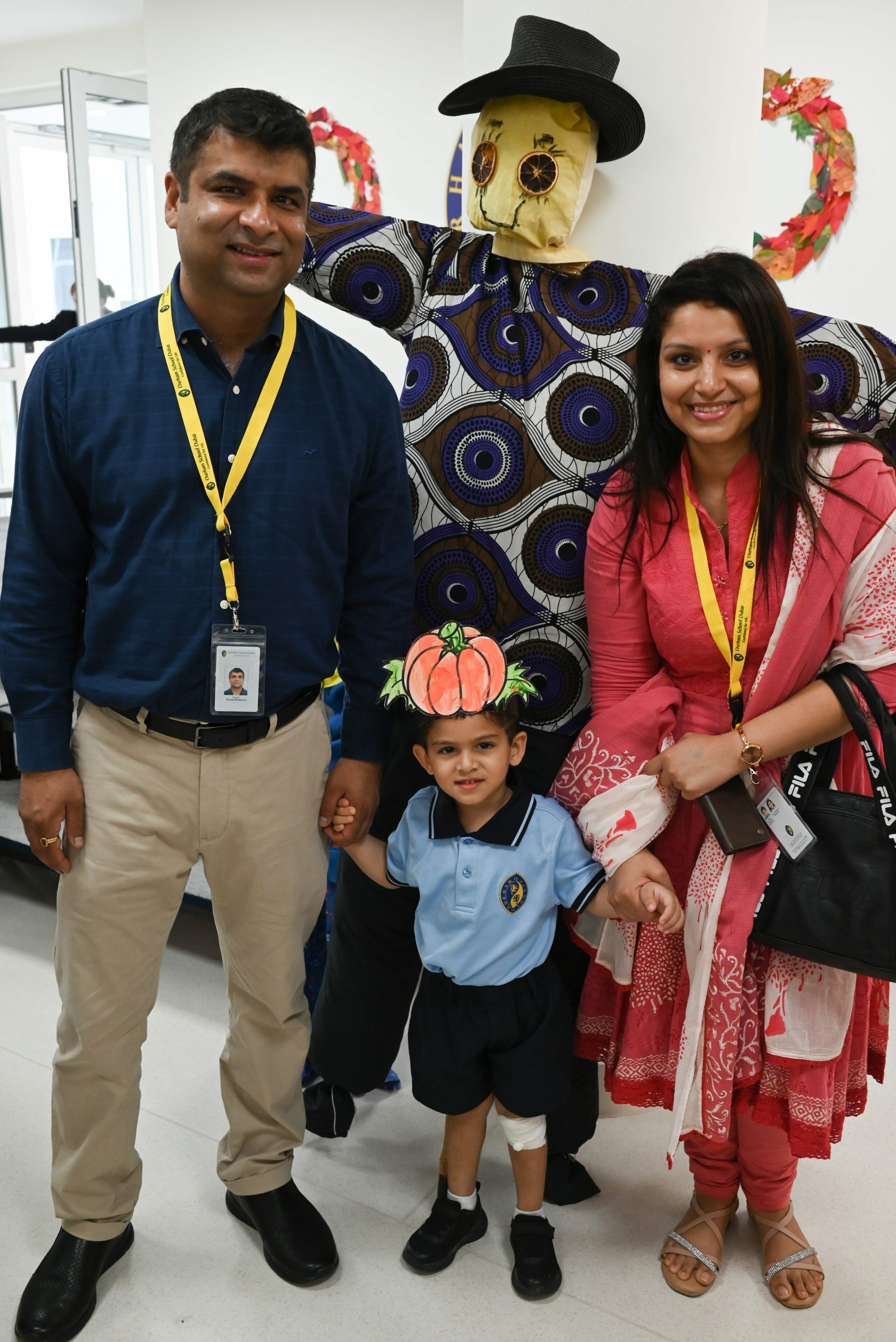 Durham School Dubai children craft effigy of Principal for Harvest ...