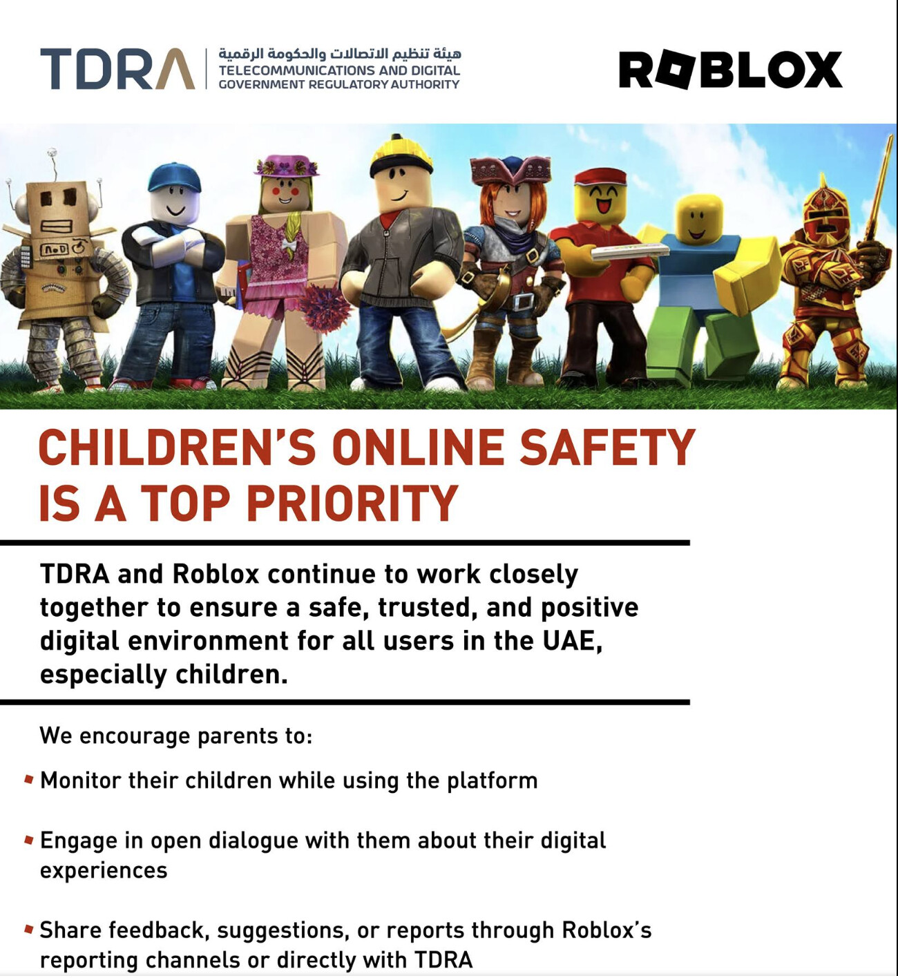 Roblox Turns Off Chat Features in UAE For Safer Gaming