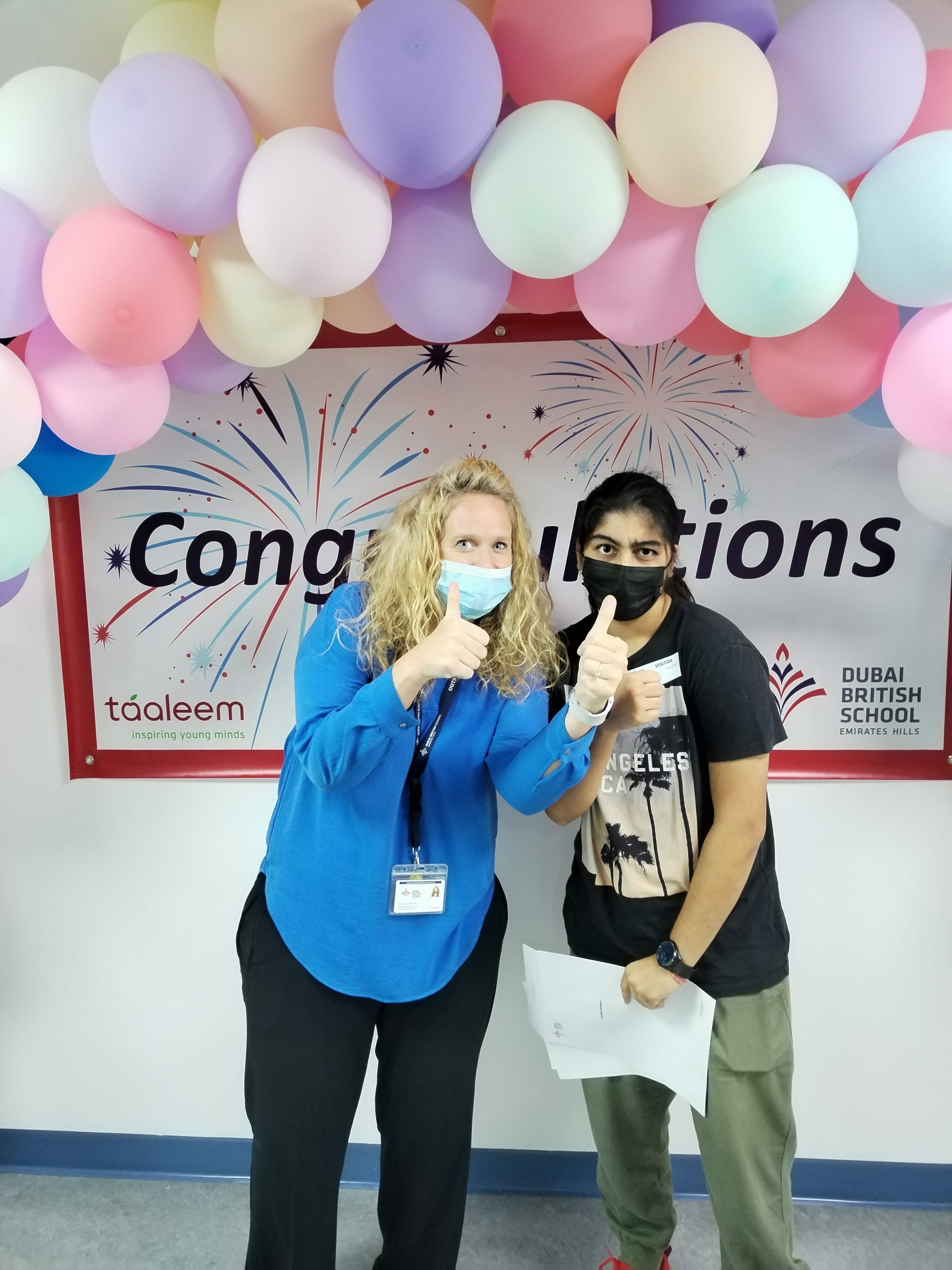 Hugs, tears and fist pumps: DBS Emirates Hills’ triumphant GCSE results ...