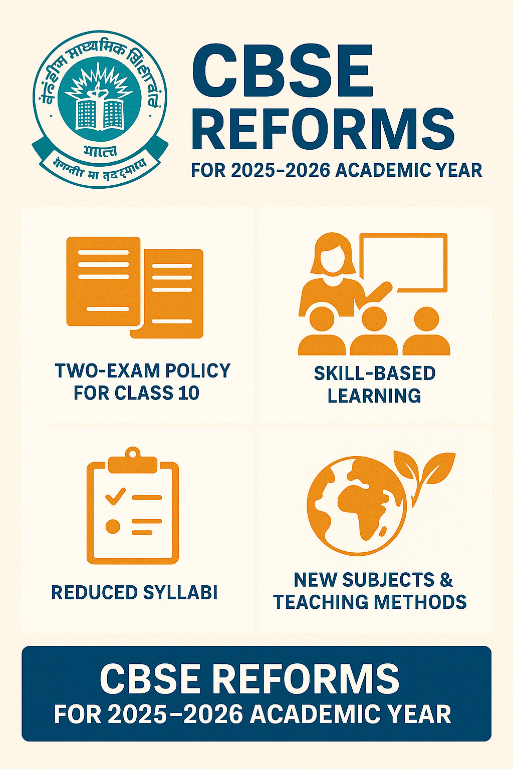 CBSE Exam Changes: “Making Learning More Dynamic, Inclusive, and Relevant”